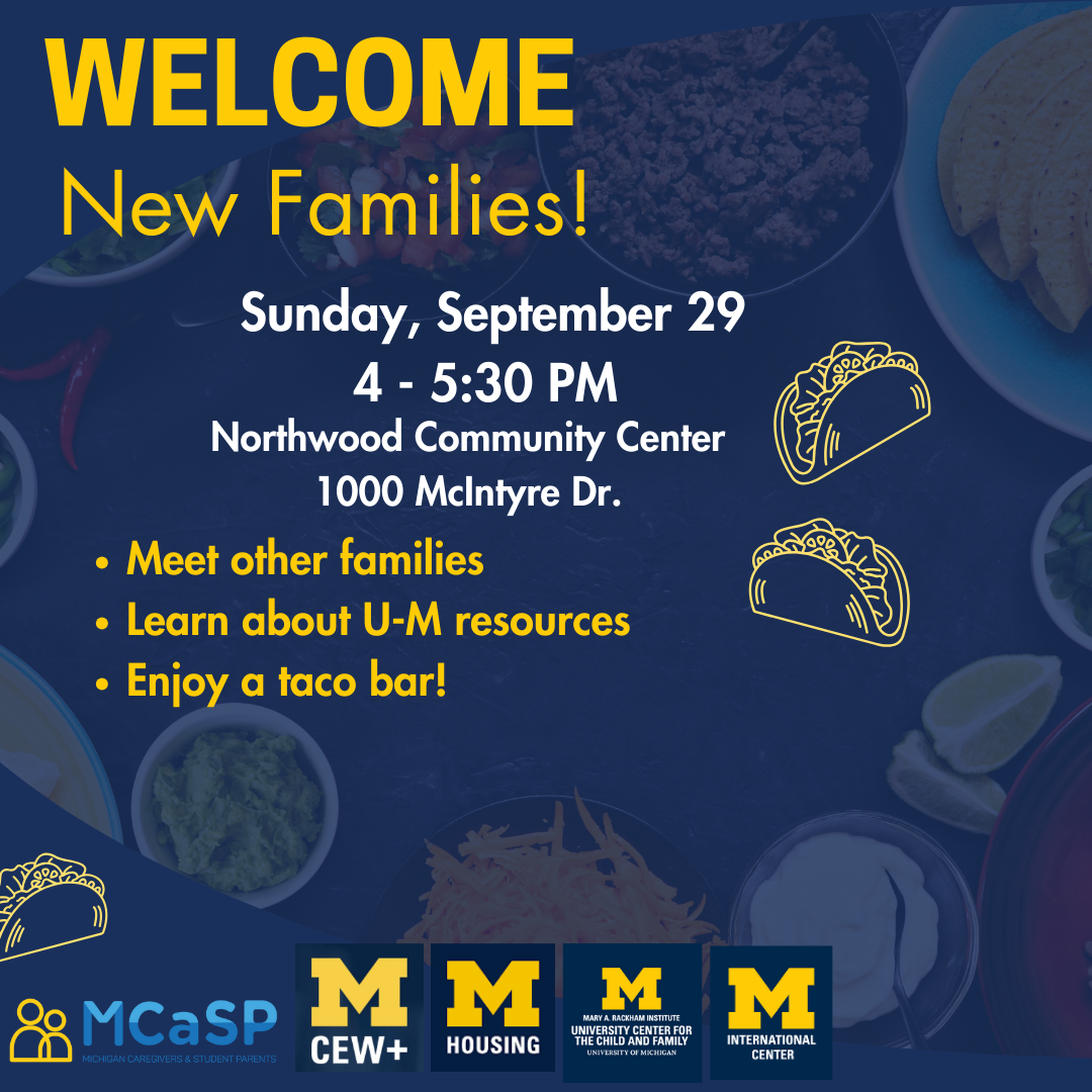 New Families Welcome Dinner - Center for the Education of Women+ ...